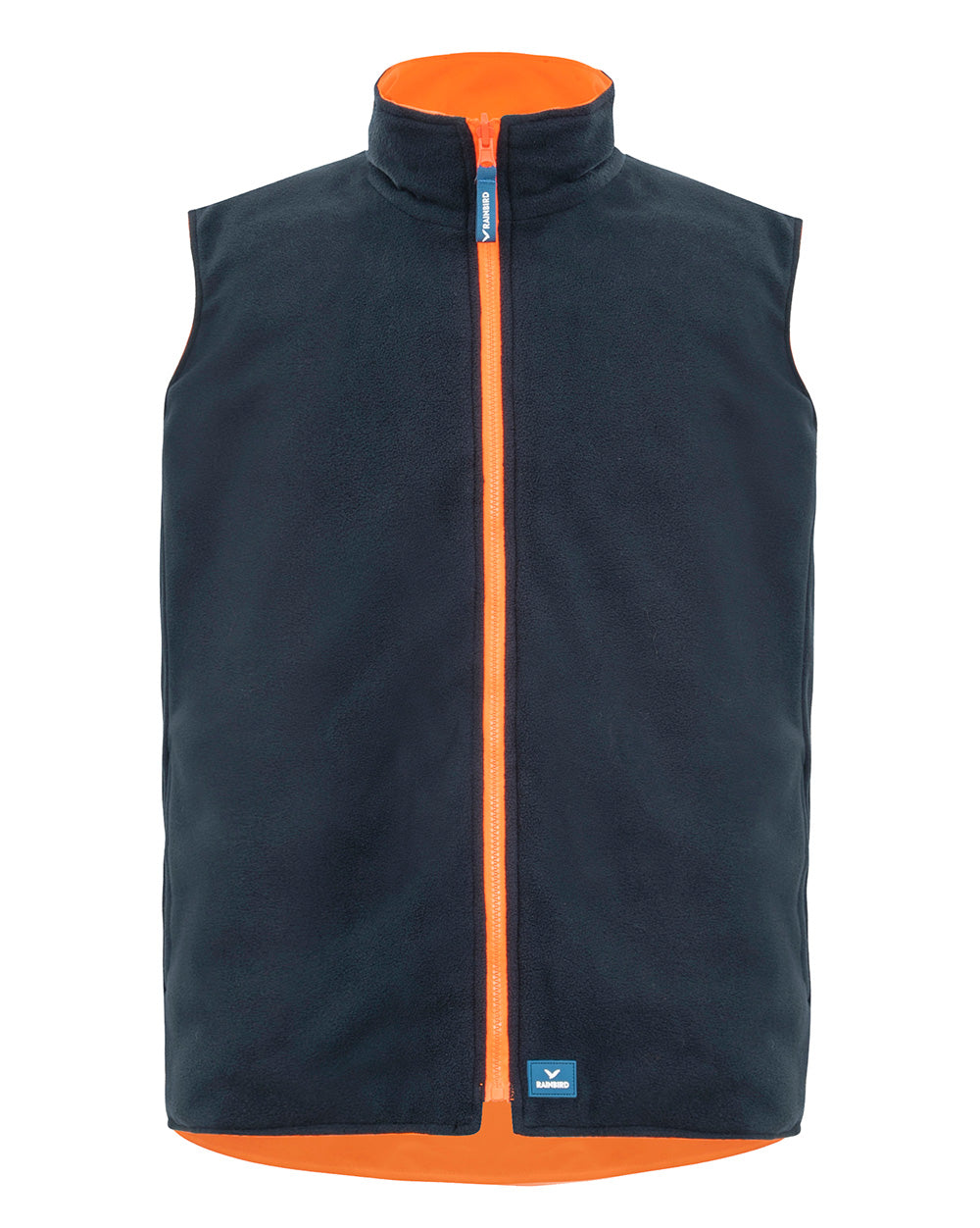 4-in-1 Utility Jacket & Vest in Fluoro Orange & Navy – Rainbird Workwear