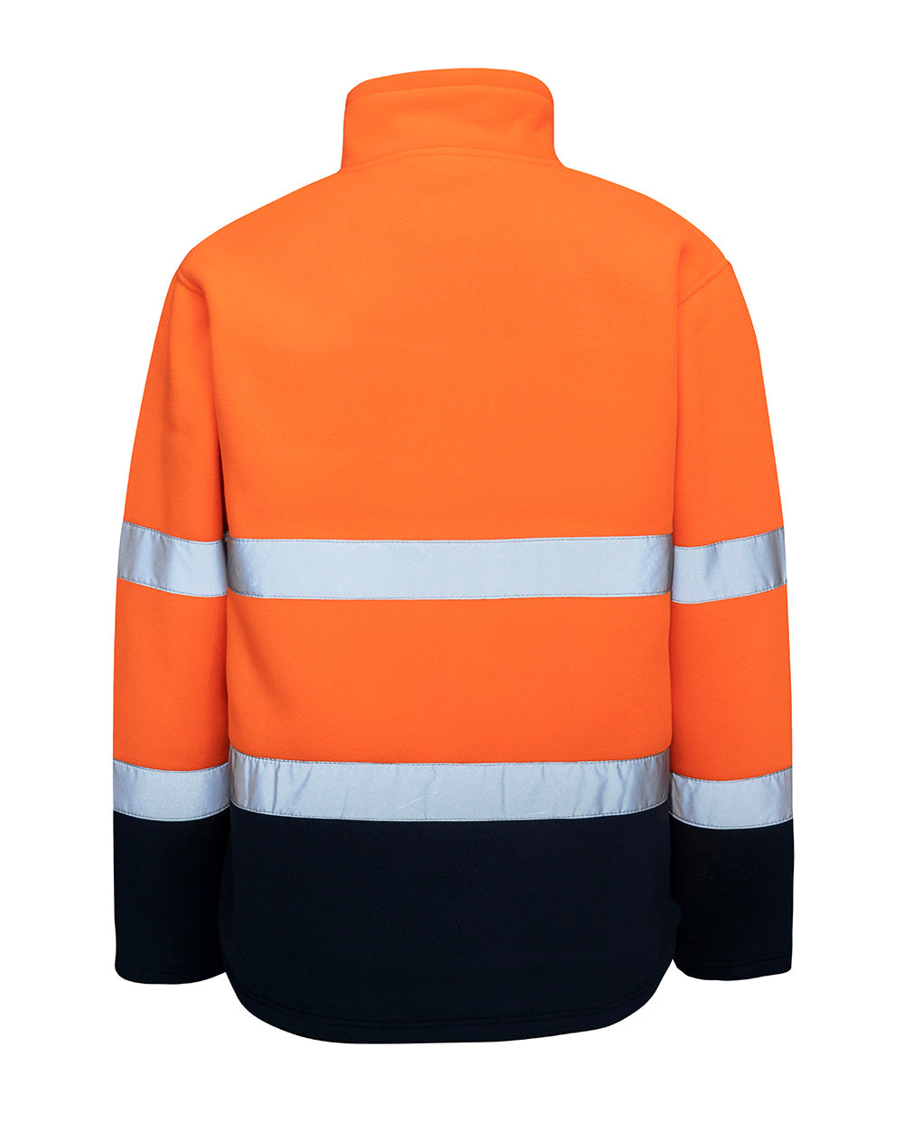 Hi-Vis Lumber Jacket with Tape in Fluoro Orange & Navy – Rainbird Workwear
