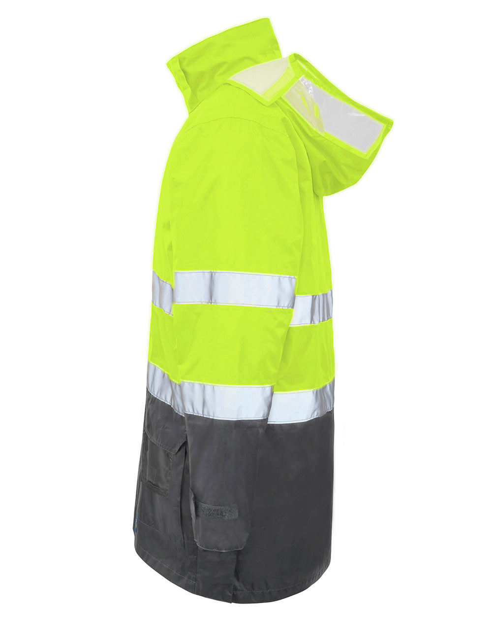 Northern Jacket in Fluoro Yellow & Charcoal – Rainbird Workwear